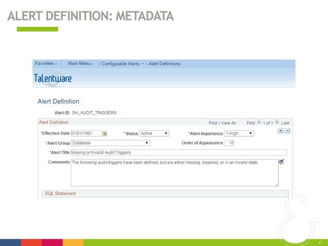 Configurable Alerts Framework for PeopleSoft | PPT