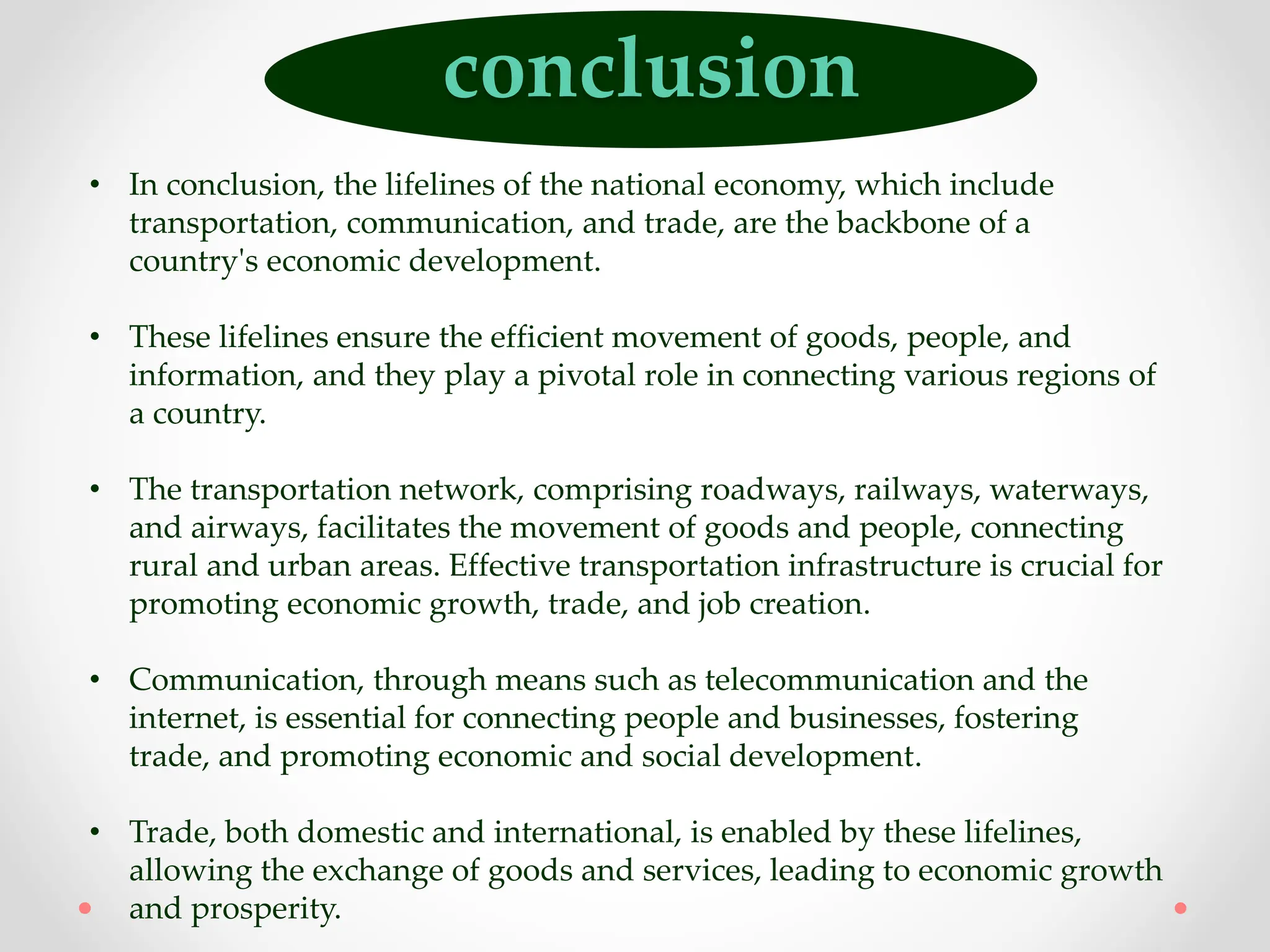 Geography - Class 10 - Lifelines of National Economy- Inter ...