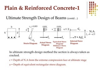 Lec 8-9-flexural analysis and design of beamns | PPT
