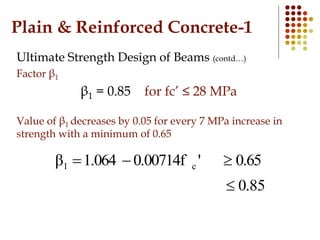 Lec 8-9-flexural analysis and design of beamns | PPT