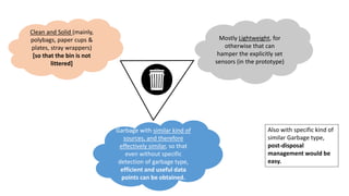 Smart bin proposals | PPTX