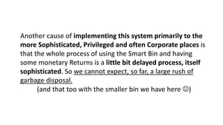 Smart bin proposals | PPTX