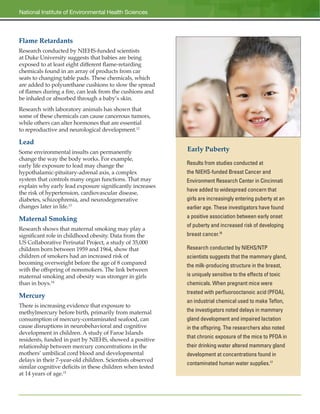 Child Development & Environmental Toxins | PDF