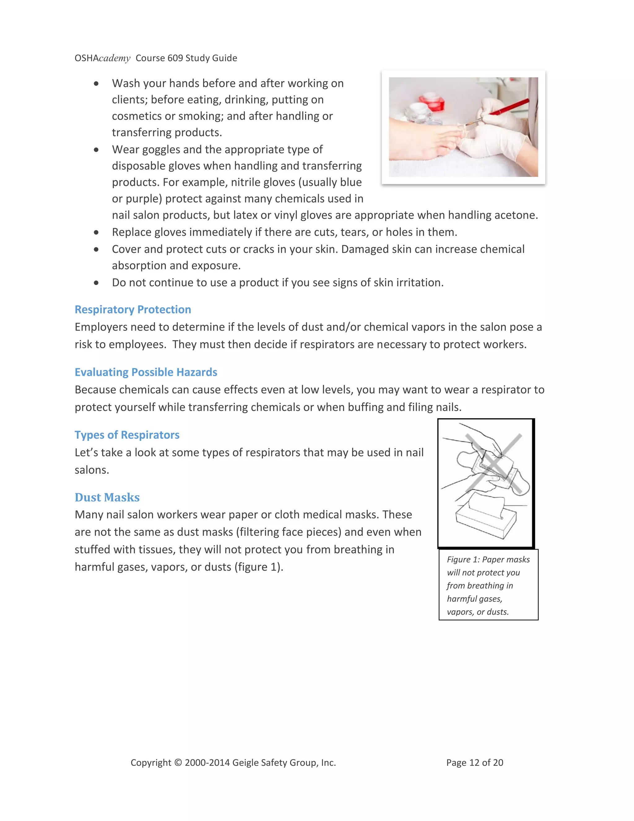 Health Hazards in Nail Salons | PDF