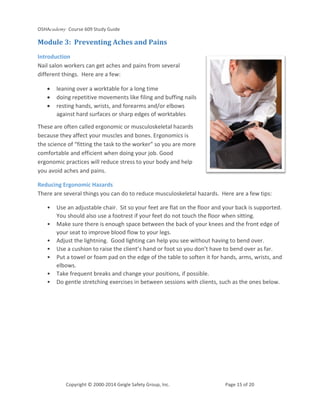 Health Hazards in Nail Salons | PDF