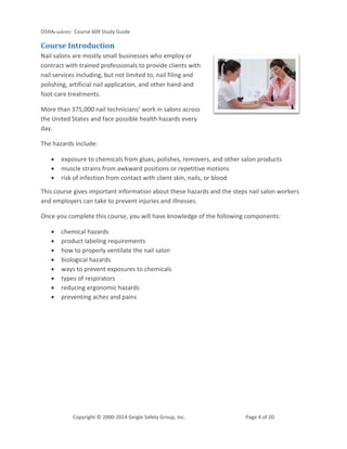 Health Hazards in Nail Salons | PDF | Free Download