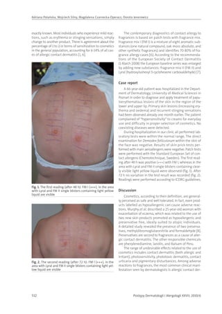 Allergic & Toxic Reaction Caused by Fragrances | PDF