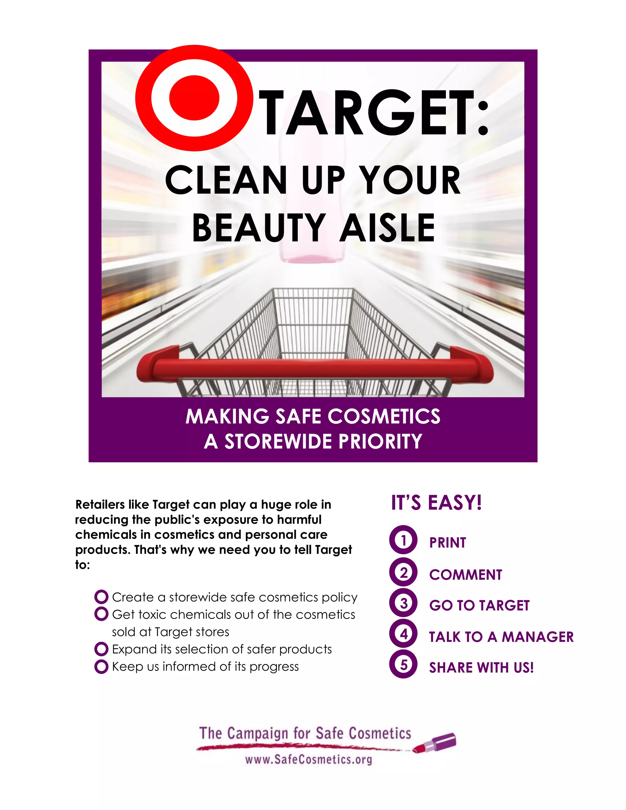 Target - Clean Up your Beauty Aisle | PDF