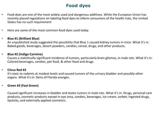 Toxicity of Dyestuffs | PDF