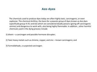 Toxicity of Dyestuffs | PDF