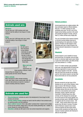 What is Wrong with Animal Experiments | PDF | Veterinary Medicine | Pets