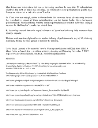 Boys Will Be Boys - Or Will They - Toxic Children | PDF