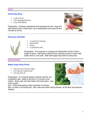 Natural Recipes for Personal Care Products- A Handbook for Making your ...