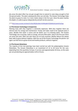 Explanation of the Groasis Technology for Growing Food in Desert ...