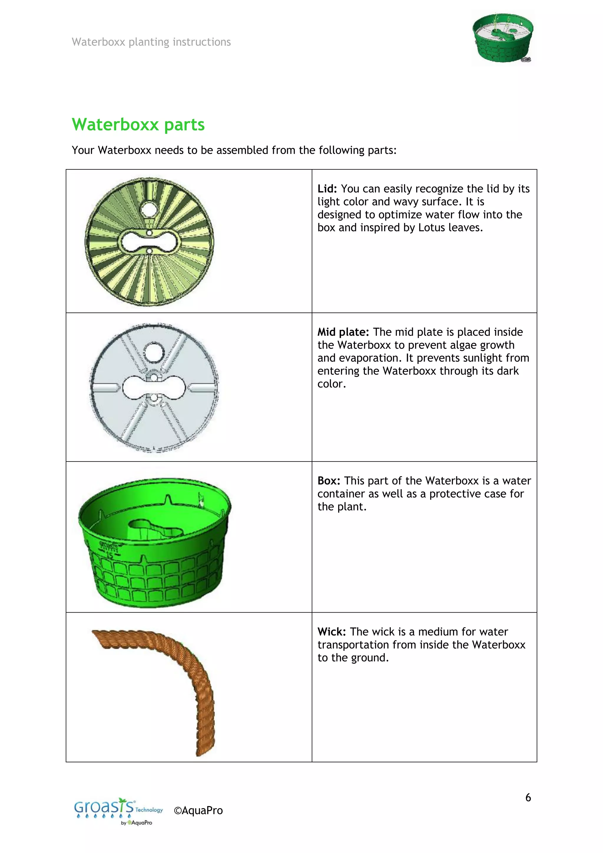 Groasis Waterboxx Handbook on Planting Instructions for Trees & Crops ...