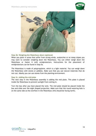 Groasis Waterboxx Handbook on Planting Instructions for Trees & Crops ...