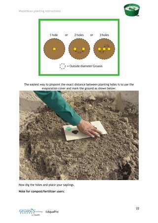 Groasis Waterboxx Handbook on Planting Instructions for Trees & Crops ...
