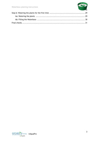 Groasis Waterboxx Handbook on Planting Instructions for Trees & Crops ...