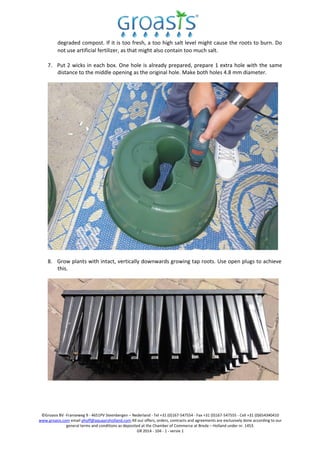 Groasis Waterboxx Manual for Growing Vegetables in Arid Lands | PDF