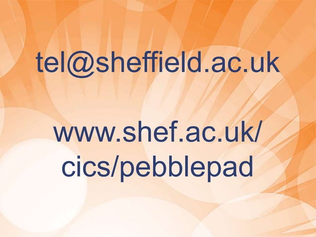 Introduction to Pebblepad | PPT