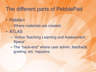 Introduction to Pebblepad | POTX