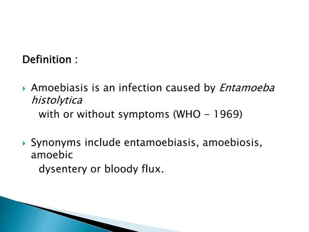 Intestinal and extraintestinal amoebiasis | PPTX | Digestive Disorders ...