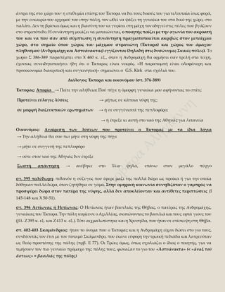 Ιλιάδα σημειώσεις στη ραψωδία Z | DOCX