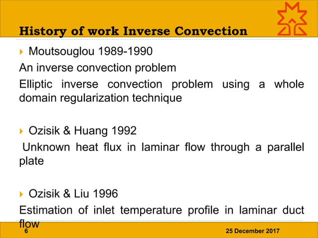Inverse Heat Transfer Problems (IHTP) | PPT