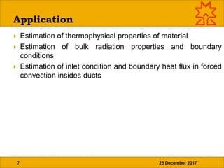 Inverse Heat Transfer Problems (IHTP) | PPT