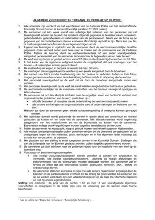 Koning Filip legt 18 strenge regels op aan arbeiders | PDF