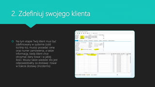 Zlecenie sprzedaży | PPTX
