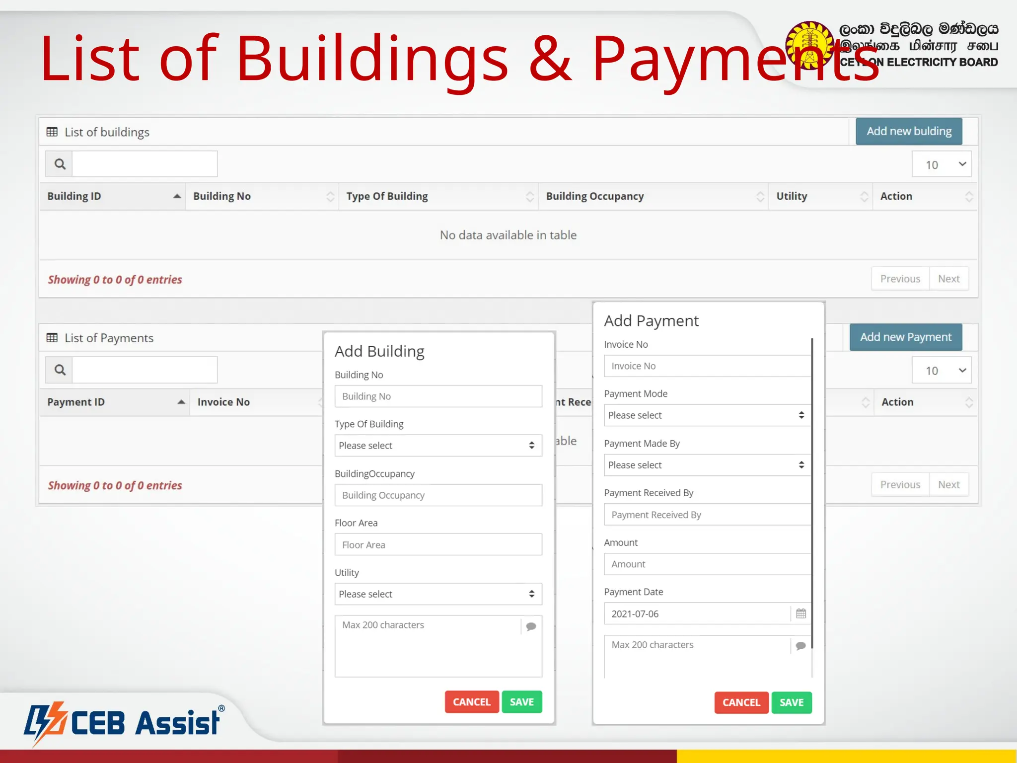 CEB Assist - Asset Maintenace Module Introduction | PPTX