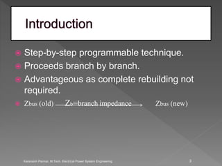 Z bus building algorithm | PPTX | Technology & Computing