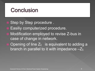 Z bus building algorithm | PPTX | Technology & Computing