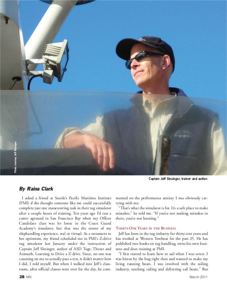 Z-Drive Training, MarineNews May 2011