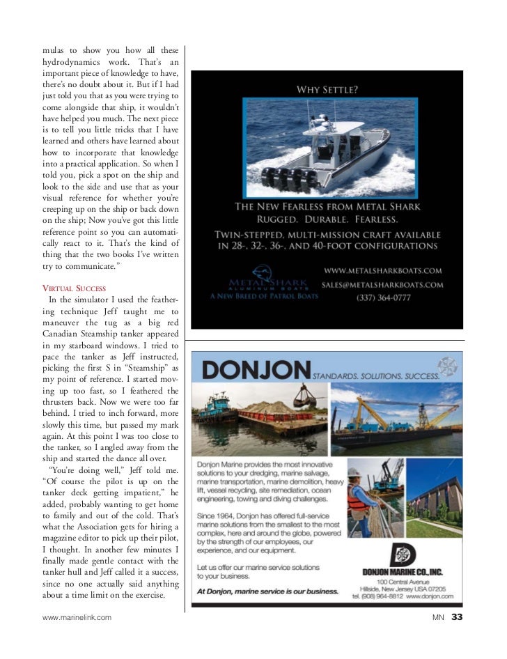 Z-Drive Training, MarineNews May 2011