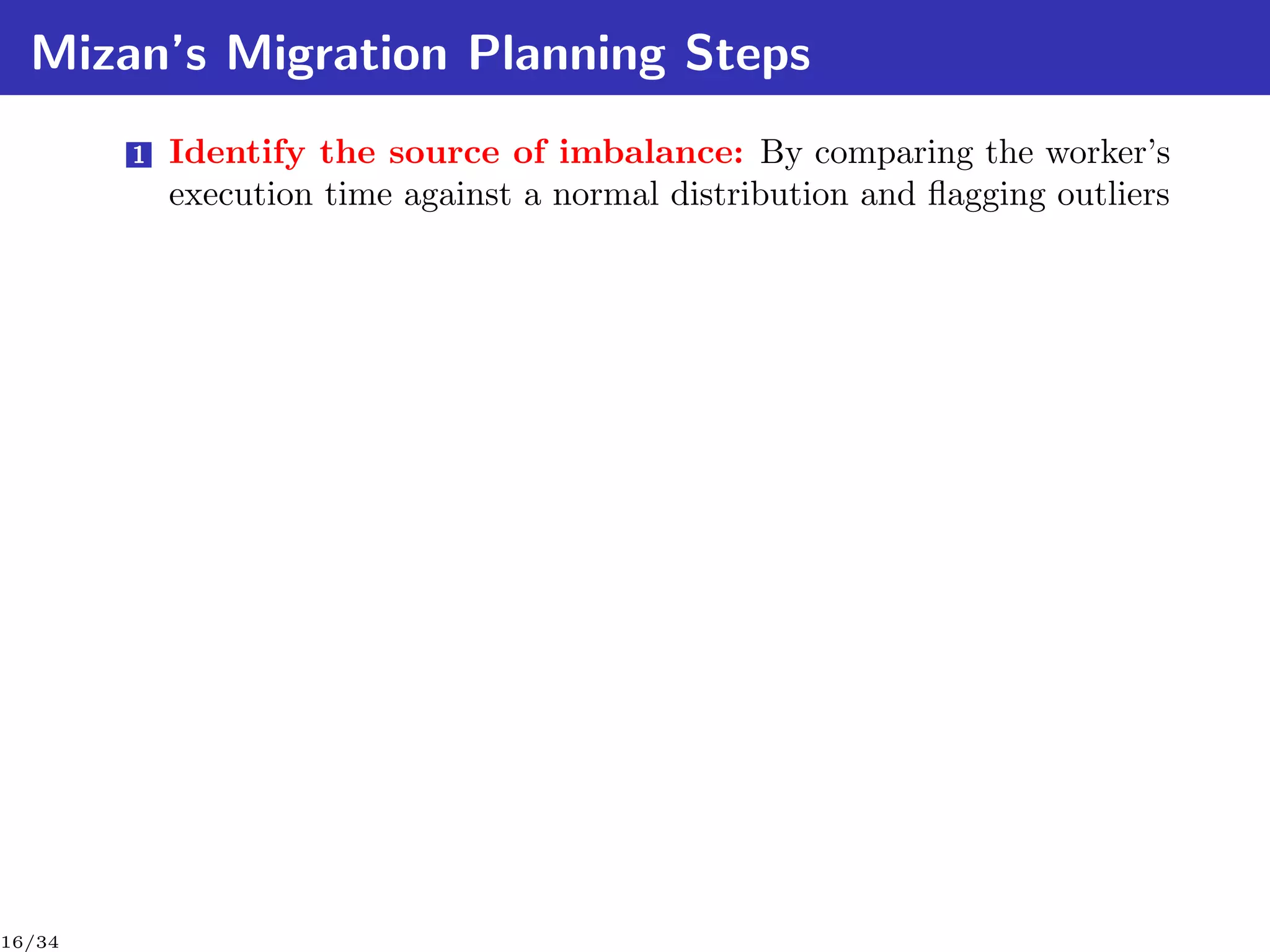 Presentation on "Mizan: A System for Dynamic Load Balancing in Large-scale Graph Processing" | PDF