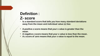 Advanced Statistics........Z- score.pptx