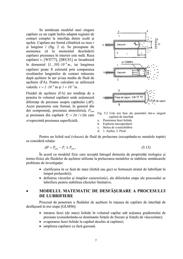Z studiu privind mecanismele de functionare a fluidelor de aschiere | PDF