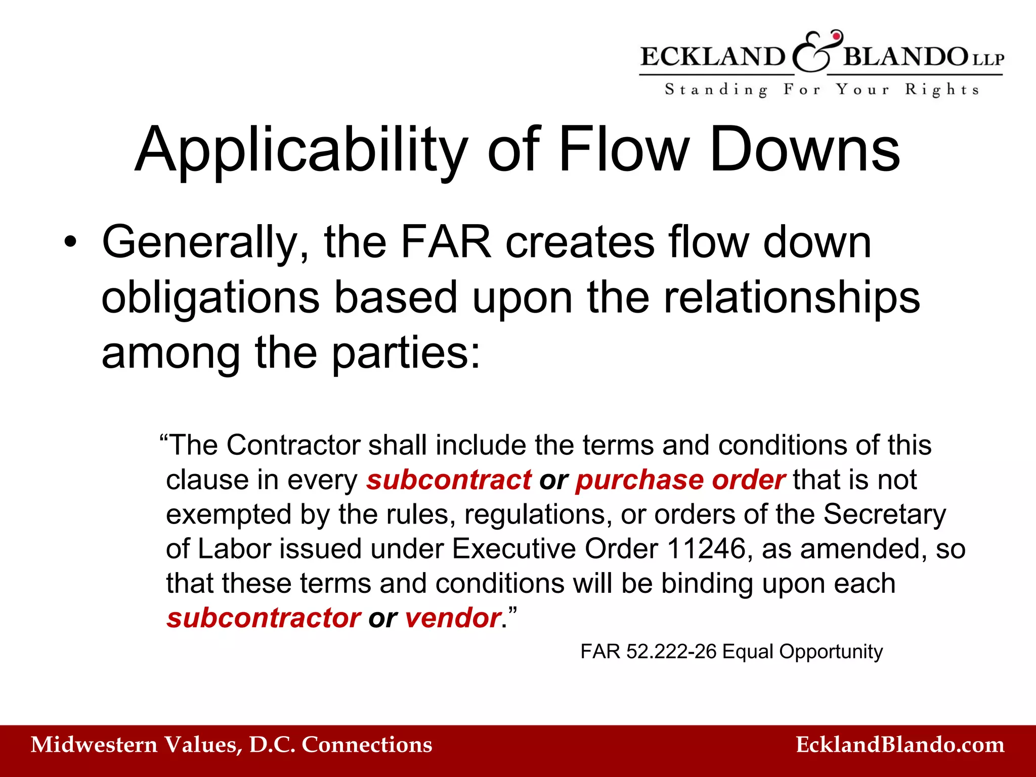 Z Subcontracting and Flow Down Clauses What's In Your Contract | PDF