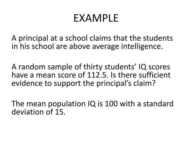 Z-Test with Examples | PPTX | Chemistry | Science