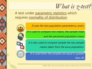 Z test | PPTX