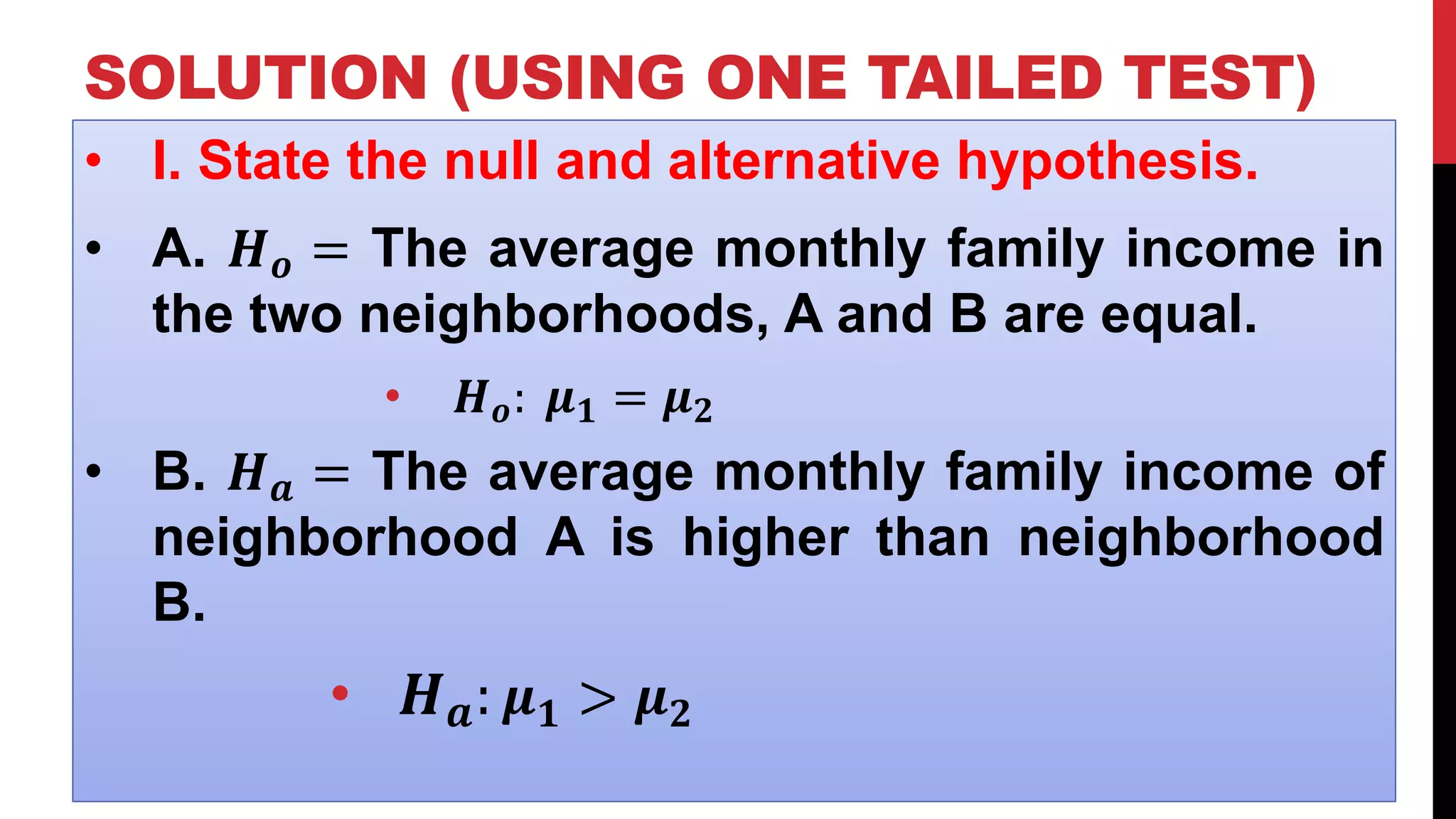 Z test for two sample mean | PPTX