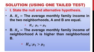 Z test for two sample mean | PPTX