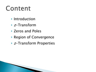 Z transform | PPT
