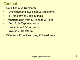 Z transform | PDF | Science