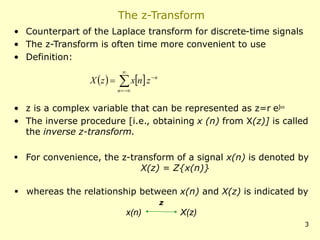 Z transform | PPT