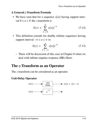 Z transform | PDF