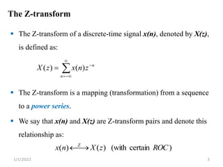 Z-transform and Its Inverse.ppt