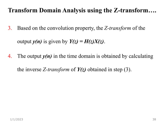 Z-transform and Its Inverse.ppt | Geography | Science